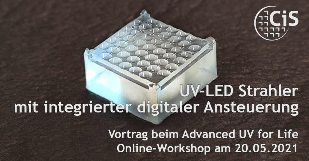 UV-LED lamp with integrated digital control – CiS