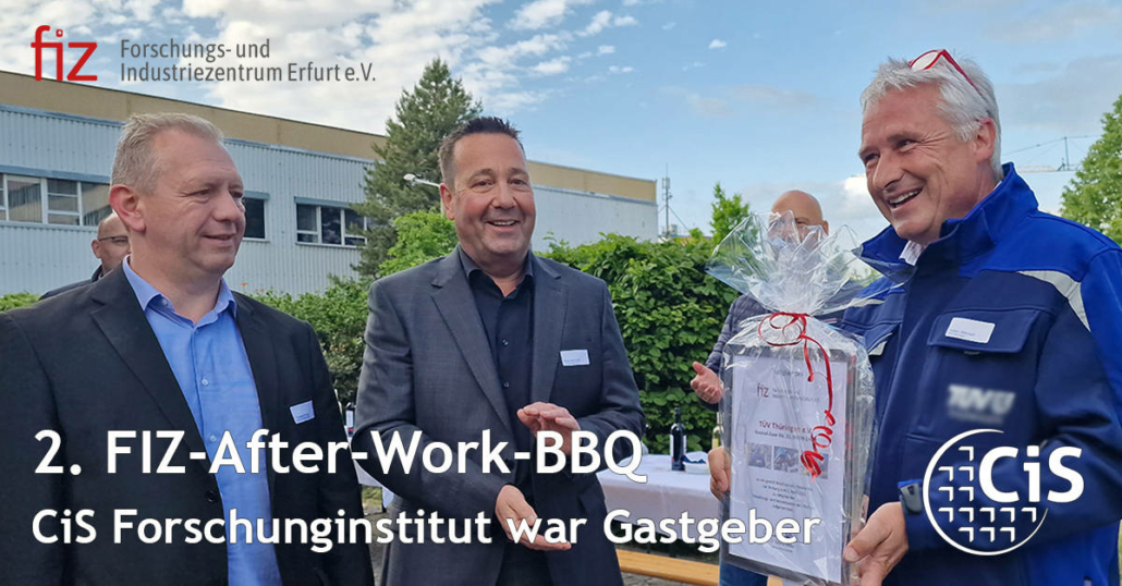 CiS Research Institute hosted the second FIZ e.V. After-Work BBQ – CiS