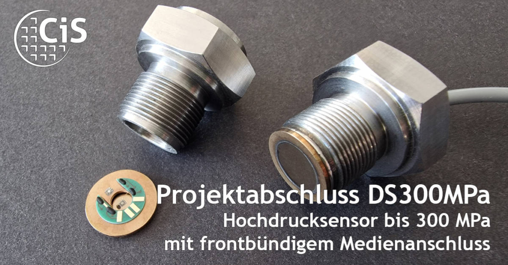 Development of a high-pressure sensor up to 300 MPa with front-flush ...
